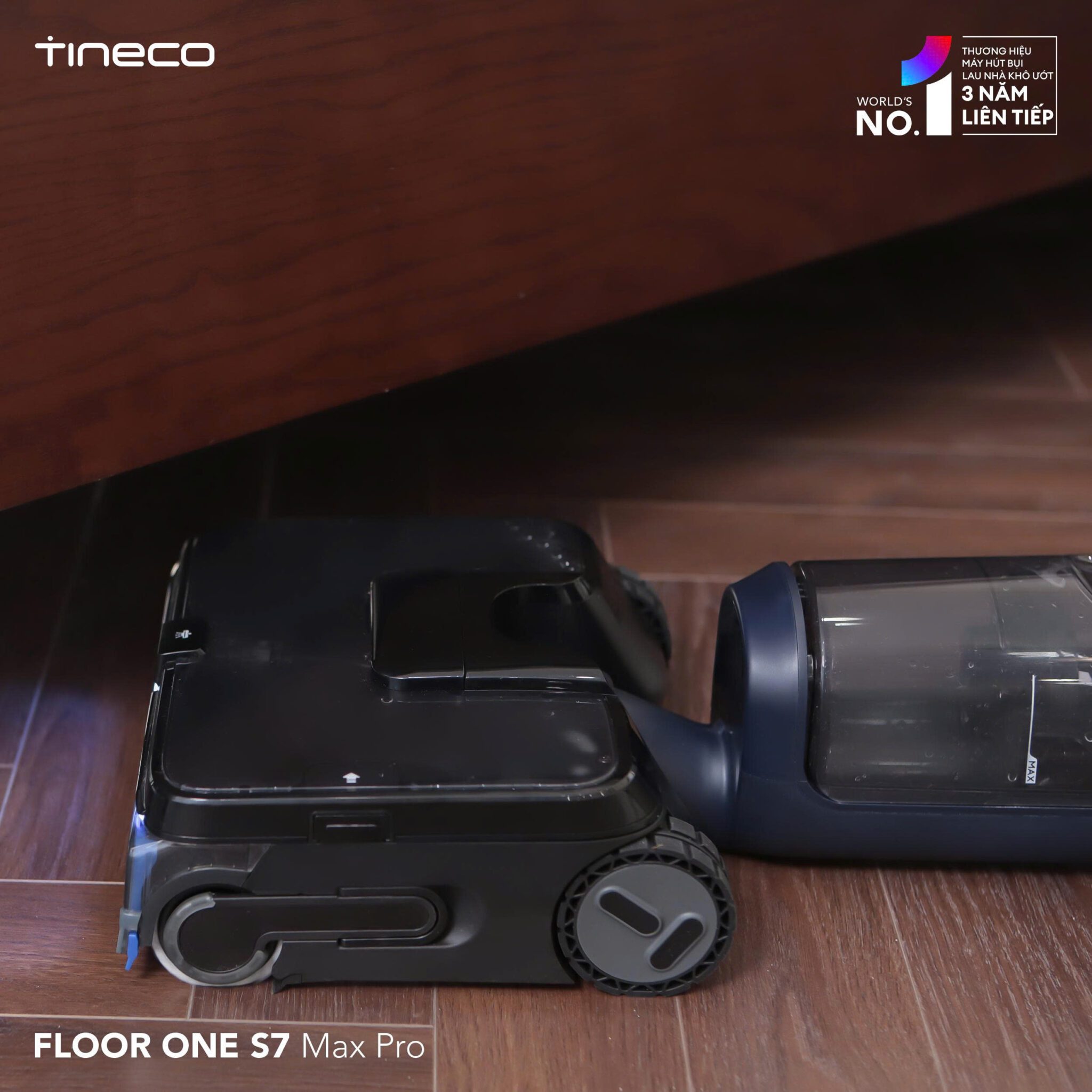 Máy hút bụi lau sàn khô ướt Tineco FLOOR ONE S7 Max Pro - Xlap Việt Nam